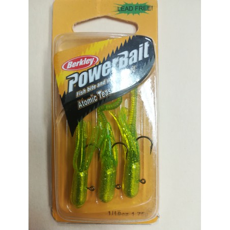 BERKLEY POWER BAIT ATOMIC TEASERS GREEN CHART | Sporteque