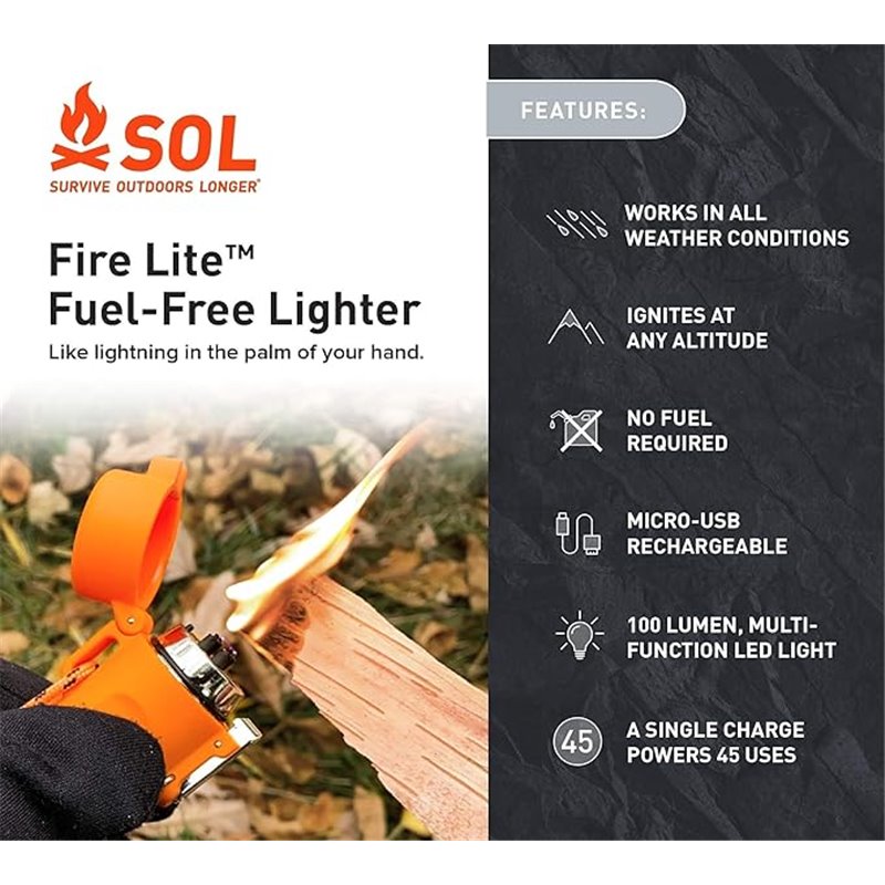 Sol Fire Fuel Free Plasma Lighter | Sporteque