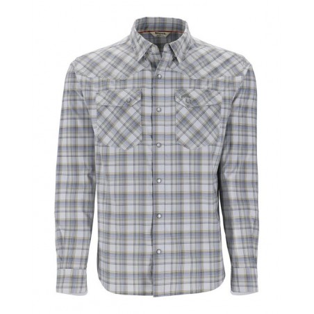 Simms Brackett Ls Shirt Sterling Pour Homme Size (Clothing) Large ...