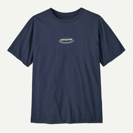 Patagonia M's '95 Oval Logo T-shirt - New Navy: Kaleido Size (Clothing ...